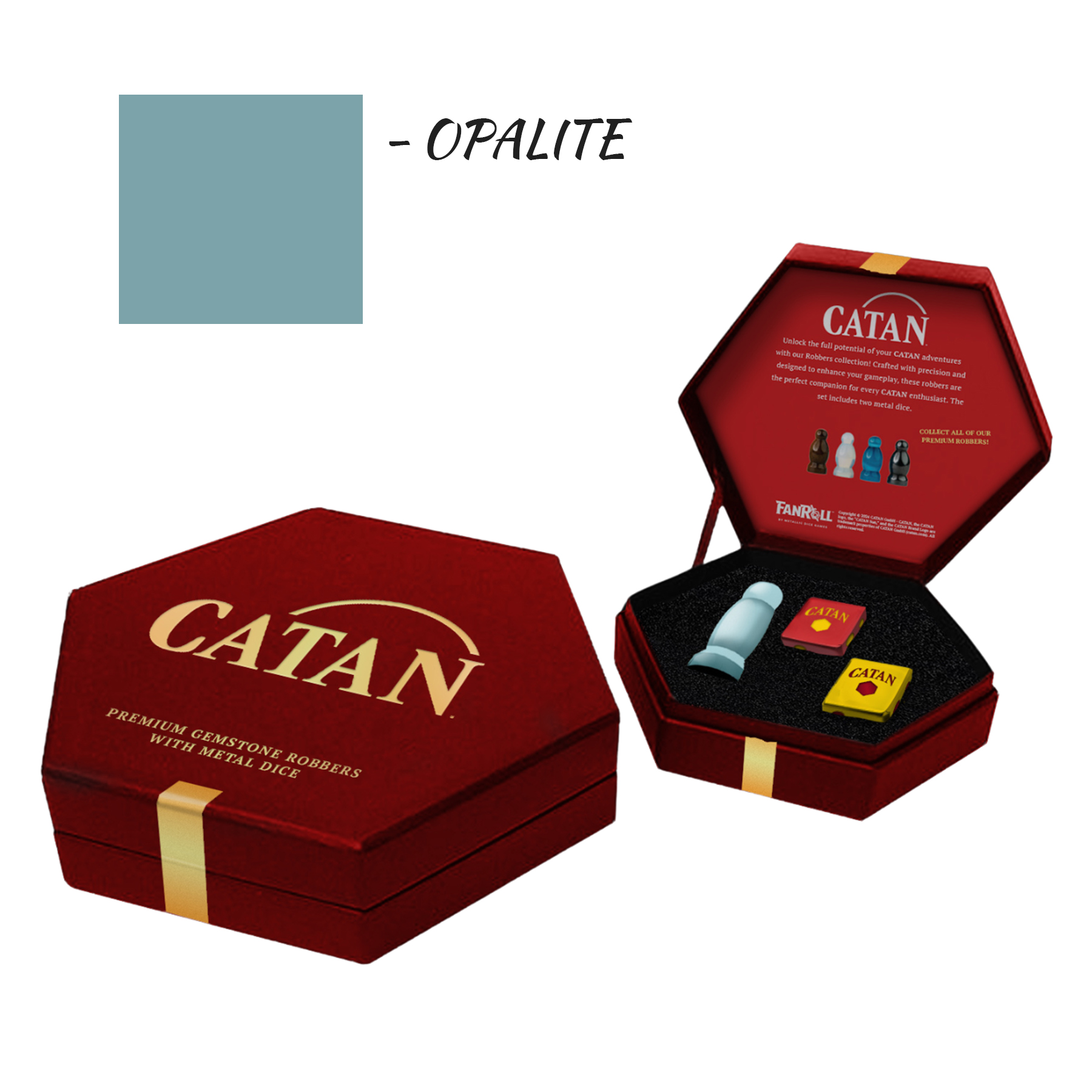 Catan Robber + Metal Dice | CATAN Shop